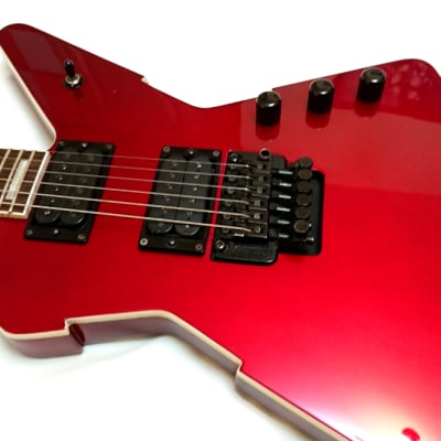 PEAVEY ROTOR EXP Floyd Rose in Candy Apple Red + Explorer | Reverb