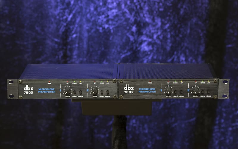 DBX 760X - 2 Channel Microphone Preamplifier | Reverb
