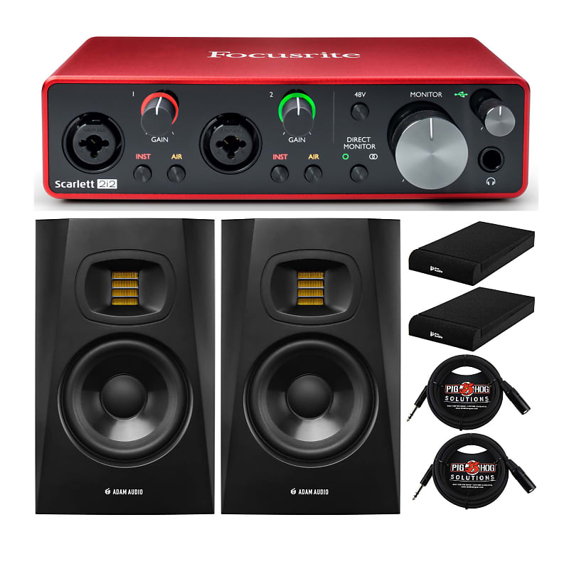 Focusrite Scarlett 2i2 USB Audio Interface Bundle with | Reverb