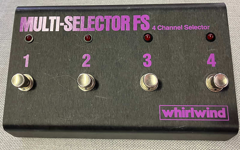 Whirlwind Multi-Selector FS 4 Channel Selector | Reverb