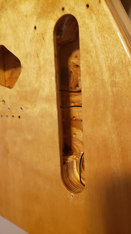 Shop Made Tele - Chambered plywood body 2022 - Clear Coat | Reverb