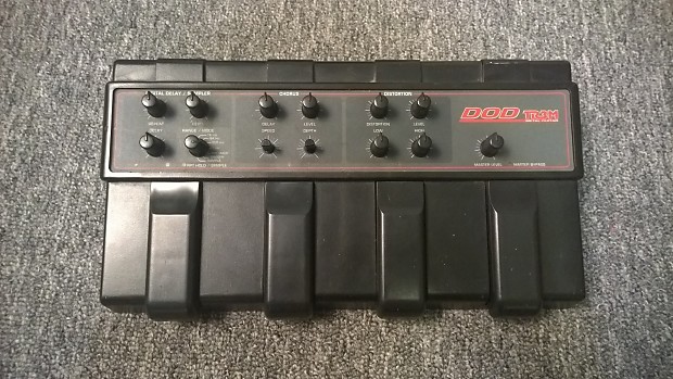 Rare DOD TR3M Metal Guitar 1993 Multi-effects Pedal | Reverb