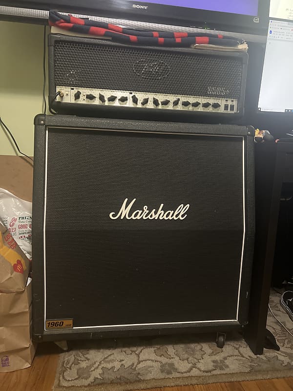 Peavey 6505+ with marshall 1960 lead half-stack | Reverb