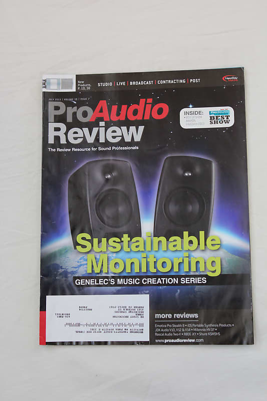 Pro Audio Review Magazine Back Issue July 2013 | Reverb