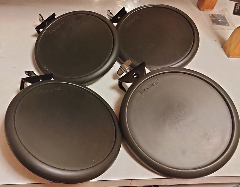 Roland PD-6 drum pads Early 2000s - Black | Reverb