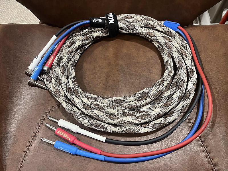 Quantum / Pedal Python 20ft 3- cable Pedal Board Cable Snake | Reverb