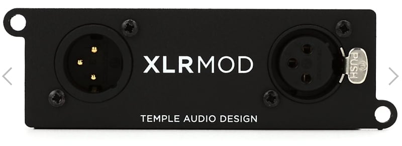 Temple Audio XLR Pass Thru Module Male + Female | Reverb