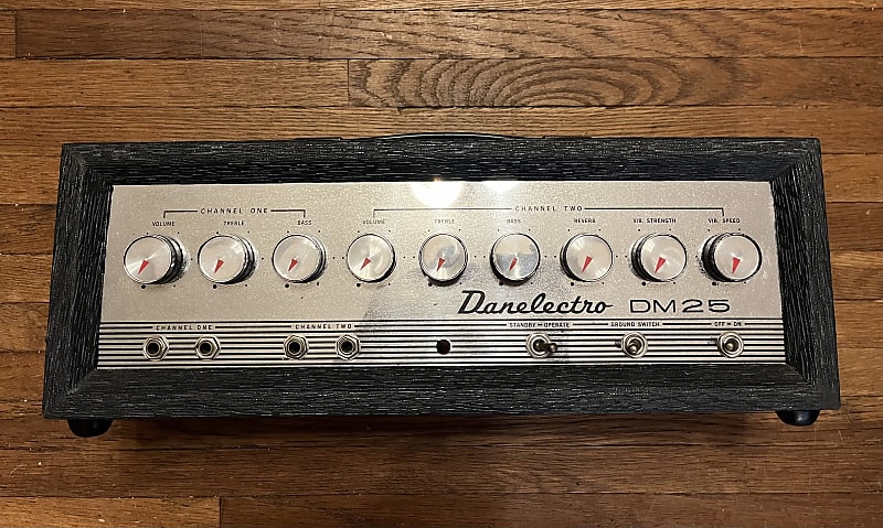 Vintage 1960s Danelectro DM25 Tube Amp Head | Reverb