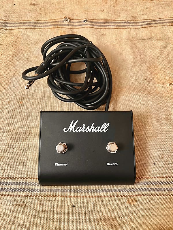 Used Marshall 2 Button Channel/ Reverb Amplifier Footswitch | Reverb