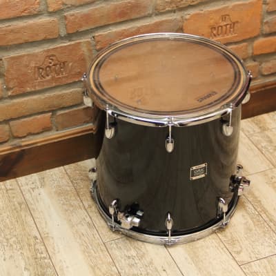 Yamaha Oak Custom 16x16 floor tom Musashi Black | Reverb