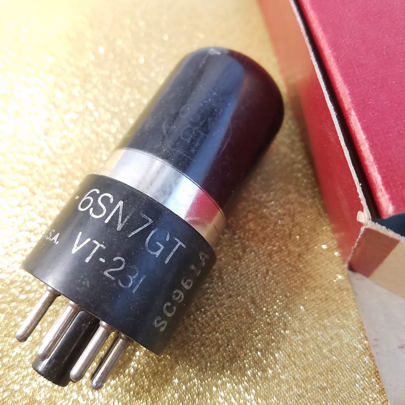 Ken-Rad VT-231 AT1000 Weak Vacuum Tube greyglass black glass | Reverb