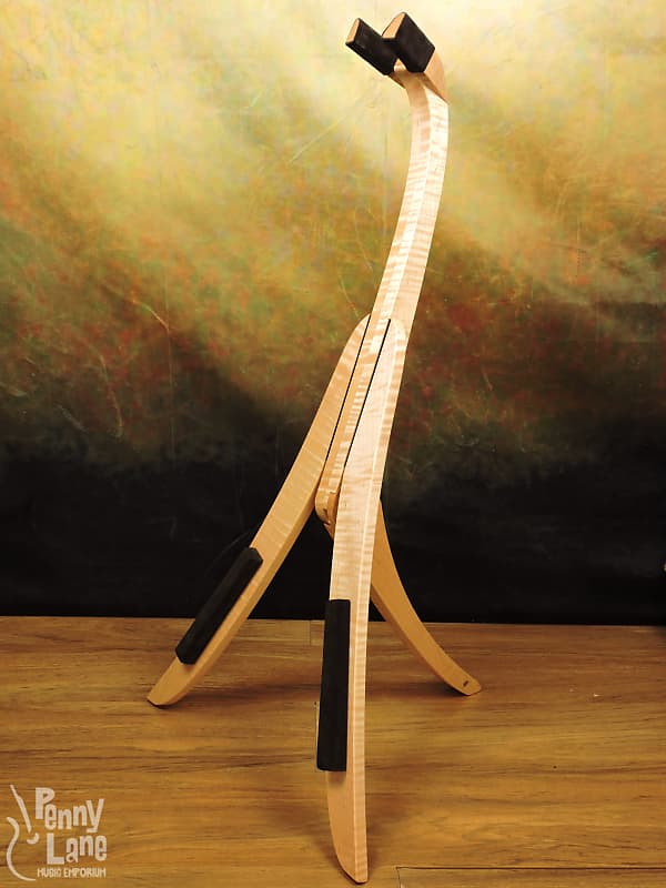 Solid Ground Stands GSCM Curly Maple Wood Guitar Stand | Reverb