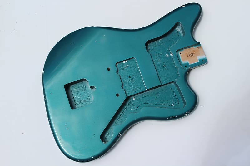 MJT VTJ Jazzmaster Body - Ocean Turquoise Metallic - Light | Reverb