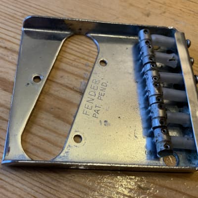 Fender Telecaster 1959 original Top Loader Bridge - modified | Reverb
