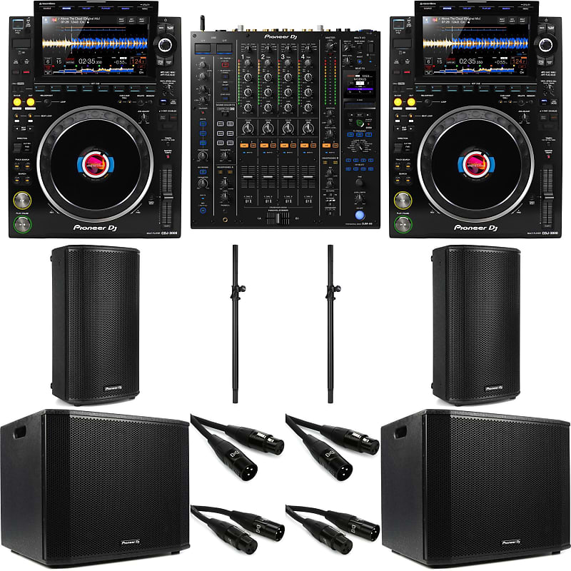 Pioneer DJ DJM-A9 4-channel DJ Mixer and CDJ3000 Live | Reverb