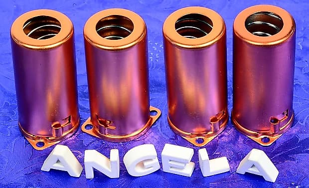 Four 9 Pin Copper Red Aluminum Medium J-Slot/Bayonet Spring | Reverb