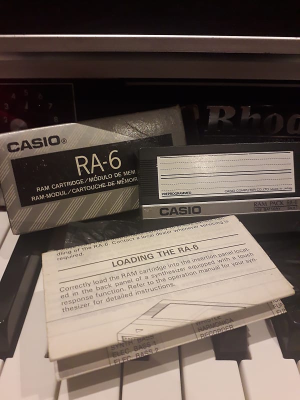 Casio RA-6 Cartridge (Memory card) | Reverb