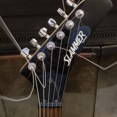 Hamer Slammer XP1 Explorer 1999 MIK - Transparent Wine Red | Reverb