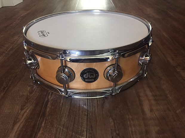 Dw All Maple Shell 1998 Natural 14" Snare Drum | Reverb