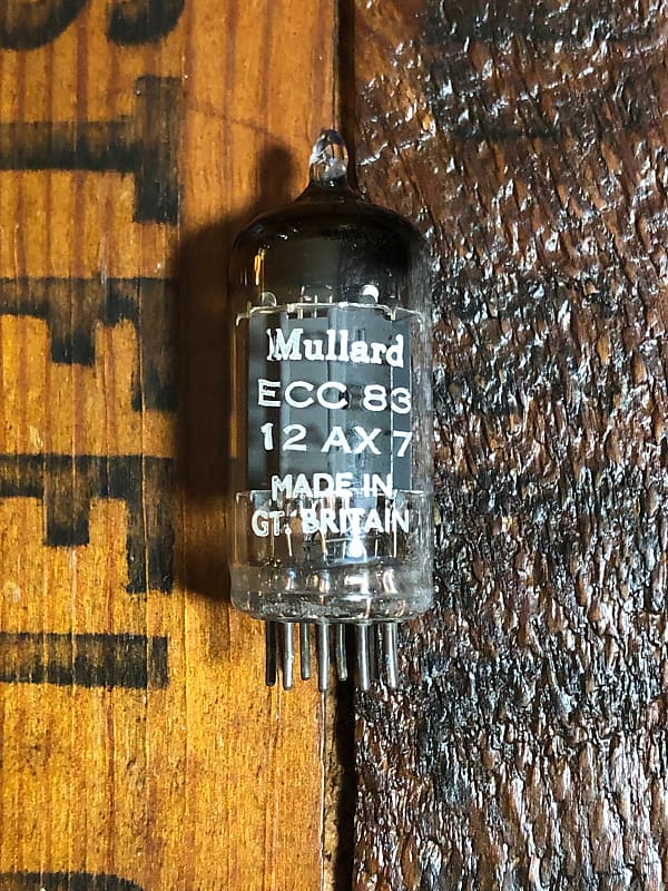 Vintage 1958 Mullard ECC83 12AX7 Preamp Tube Blackburn | Reverb