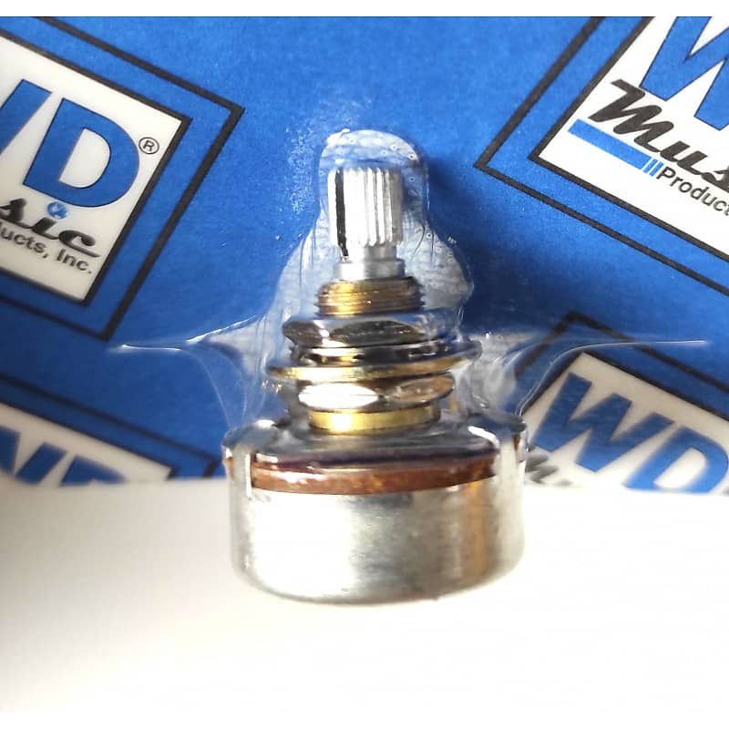 Alpha Left Hand Or Reverse Taper 250k Pot Audio Split Shaft, | Reverb