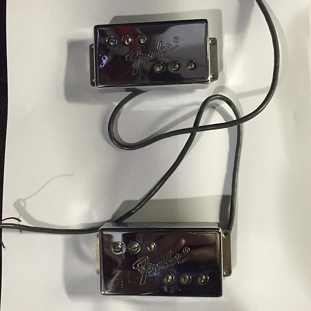 Fender Wide Range Humbucking Pickups Chrome | Reverb