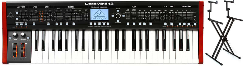 Behringer DeepMind 12 49-key 12-voice Analog Synthesizer | Reverb