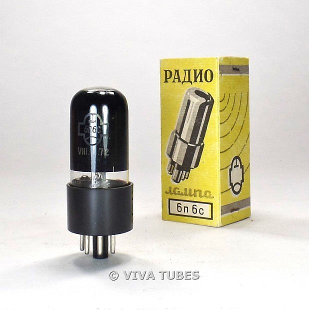 NOS NIB Ip Matched Pair Soviet Era 6P6S = 6V6GT Vacuum Tubes | Reverb