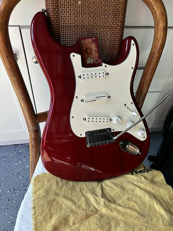 Loaded Fender American Deluxe Mahogany Stratocaster Body | Reverb