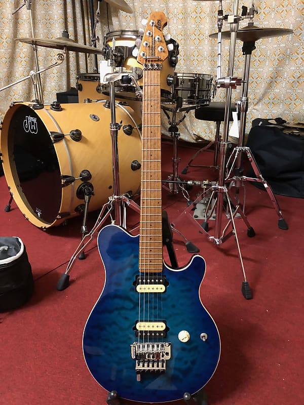 Music man Axis 2014 PDN - Trans Neptune Blue | Reverb
