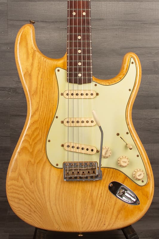 USED - Fender Custom Shop '63 Stratocaster Aged Relic Natural | Reverb
