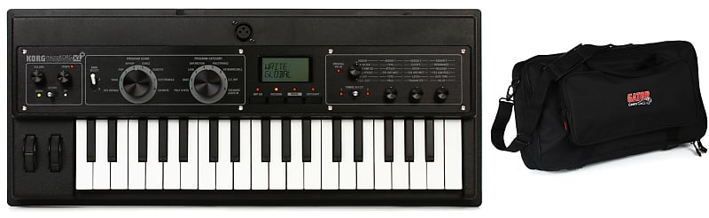 Korg microKORG XL+ Synthesizer with Vocoder Bundle with Gator | Reverb