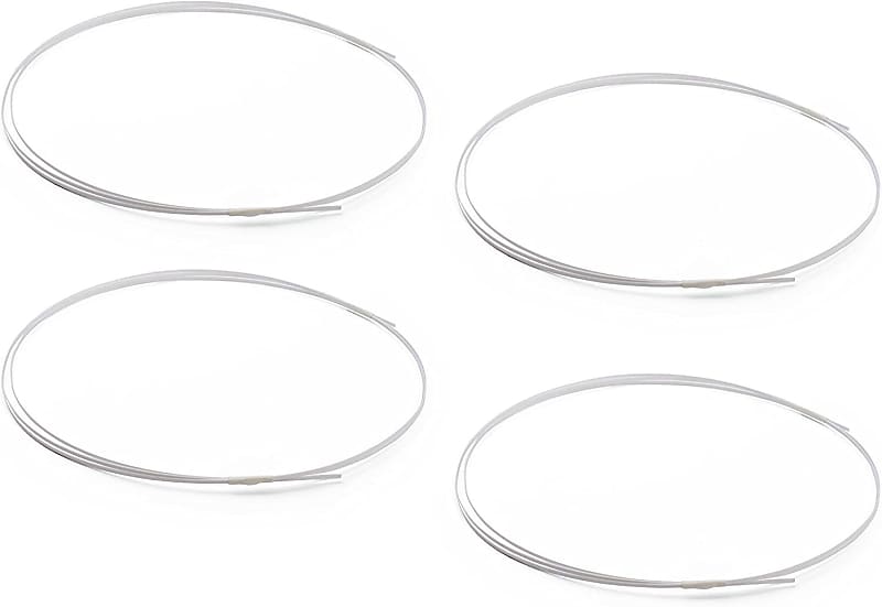 StewMac White ABS Plastic Binding, 65 Inches (1651mm) long by | Reverb