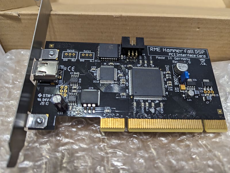 RME Hammerfall HDSP System PCI Interface Expansion Card w/ FW | Reverb
