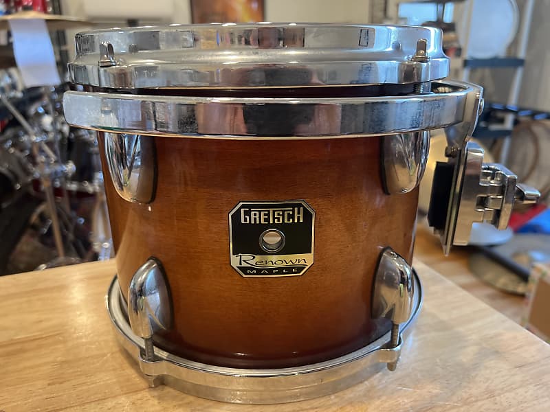 Gretsch Renown 10”x7” rack Tom in a Tobacco Burst | Reverb