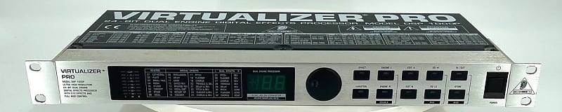 Behringer DSP1000P Virtualizer Pro Multi Effects Processor in | Reverb