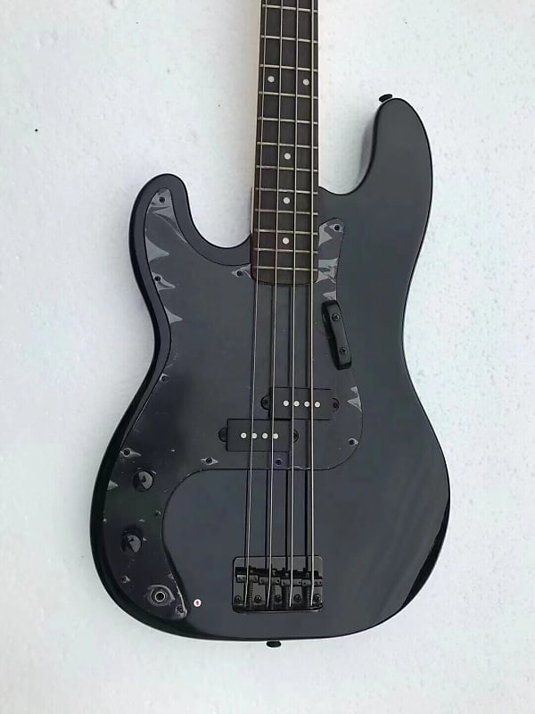 Custom Left Handed 4 String Bass, Basswood Body, Maple Neck | Reverb