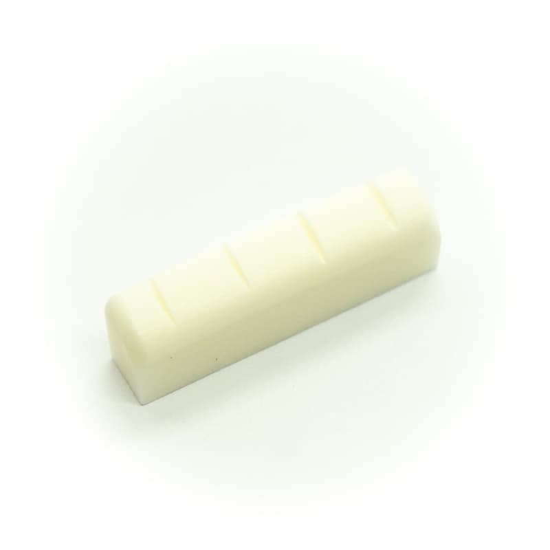 Bone Banjo Nut (Bleached, Slotted) | Reverb