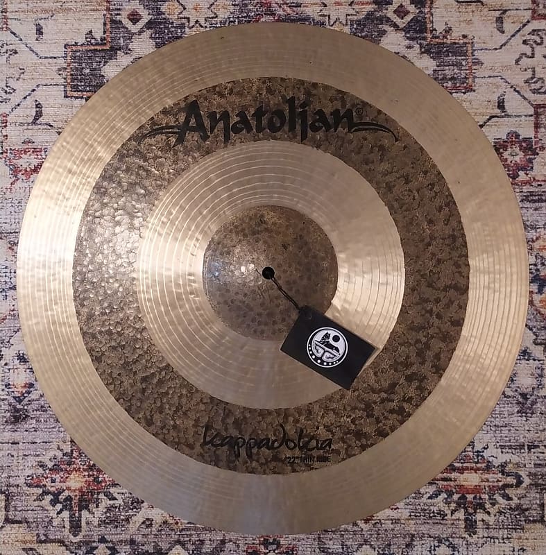 Anatolian Cymbals 22" Kappadokia Thin Ride - 2880g | Reverb
