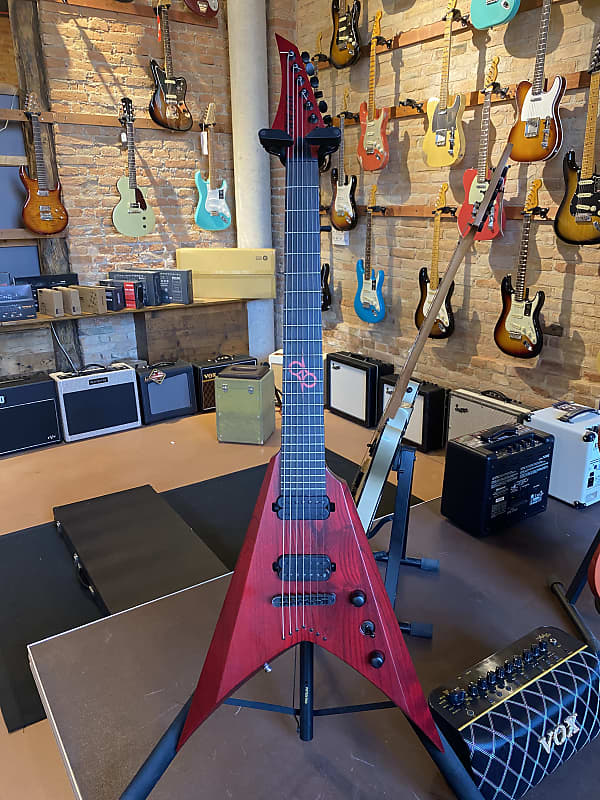 Solar Guitars V2.7 Trans Blood Red Matte | Reverb