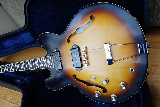 Left Handed Peerless Songbird( ES-330) w/Upgrades & HSC Lefty | Reverb