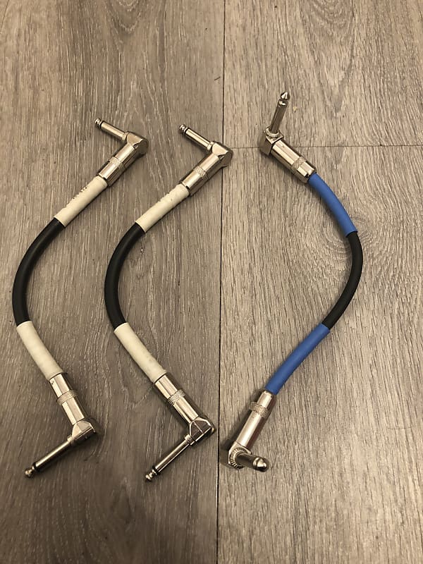 Three Patch Cables Lot 9” (3) | Reverb