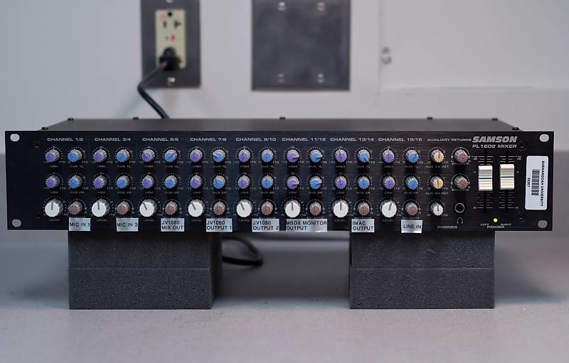 Samson PL1602 - Rackmount Line Mixer (1 of 5) | Reverb