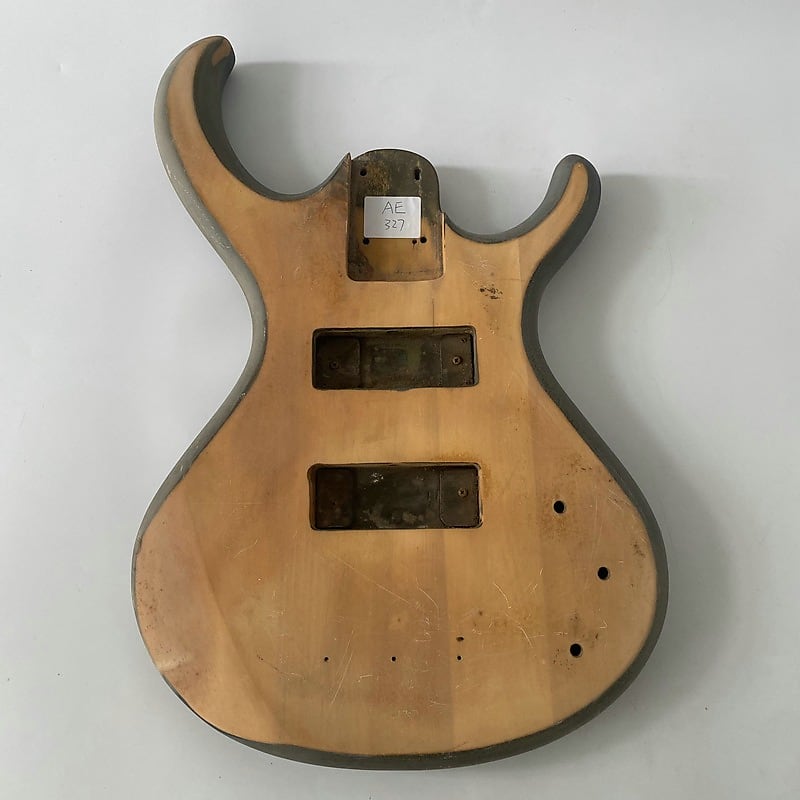 Solid Mahogany Wood 5 String Bass Guitar Body DIY Project | Reverb