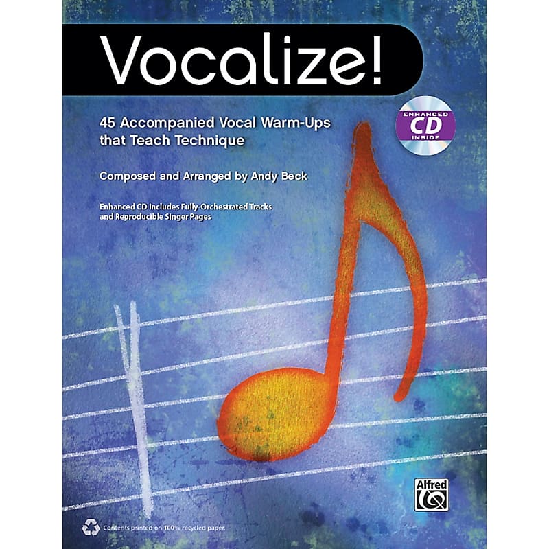 Alfred Vocalize! (Book/CD) | Reverb