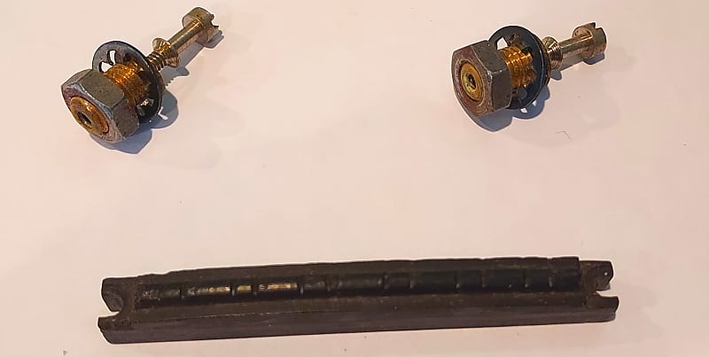 Epiphone / Gibson 12-string adjustable bridge with hardware. | Reverb