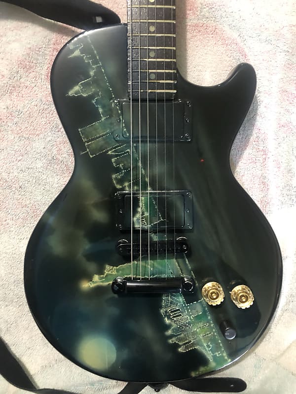 Scott Single Cutaway 80s Black custom | Reverb España