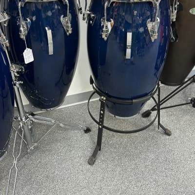 Latin Percussion Conga & Bongo Set - Blue | Reverb