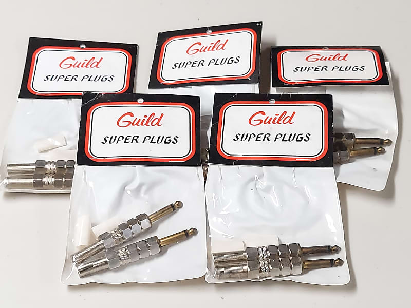1970s Guild Super Plugs - (5) Sets - New Old Stock - ATTN | Reverb