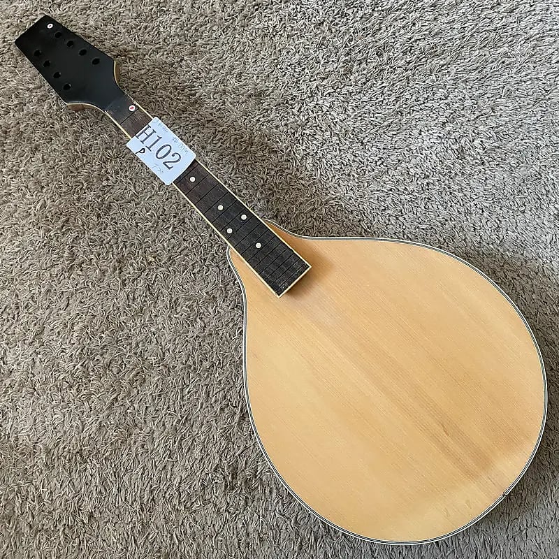 Natural Finish 8 String Mandolin, Spruce Mahogany Body, | Reverb